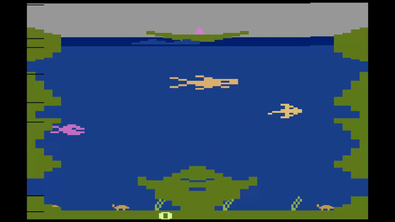 ATARI 2600 Aquatak AKA Skindiver 1983 John Sands Electronics JS145C PAL ...
