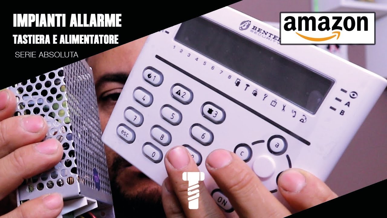 Impianti di allarme - TASTIERA E ALIMENTATORE serie BENTEL ABSOLUTA ...