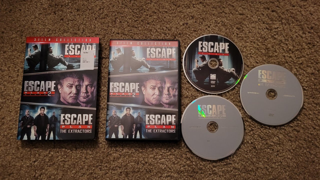 Escape Plan 3-Film Collection DVD Unboxing - YouTube