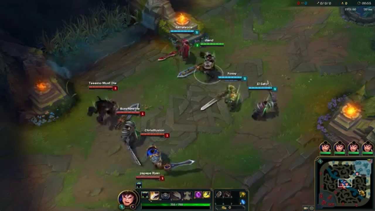 5v5 Garen Mid Hilarious Dance Party - YouTube