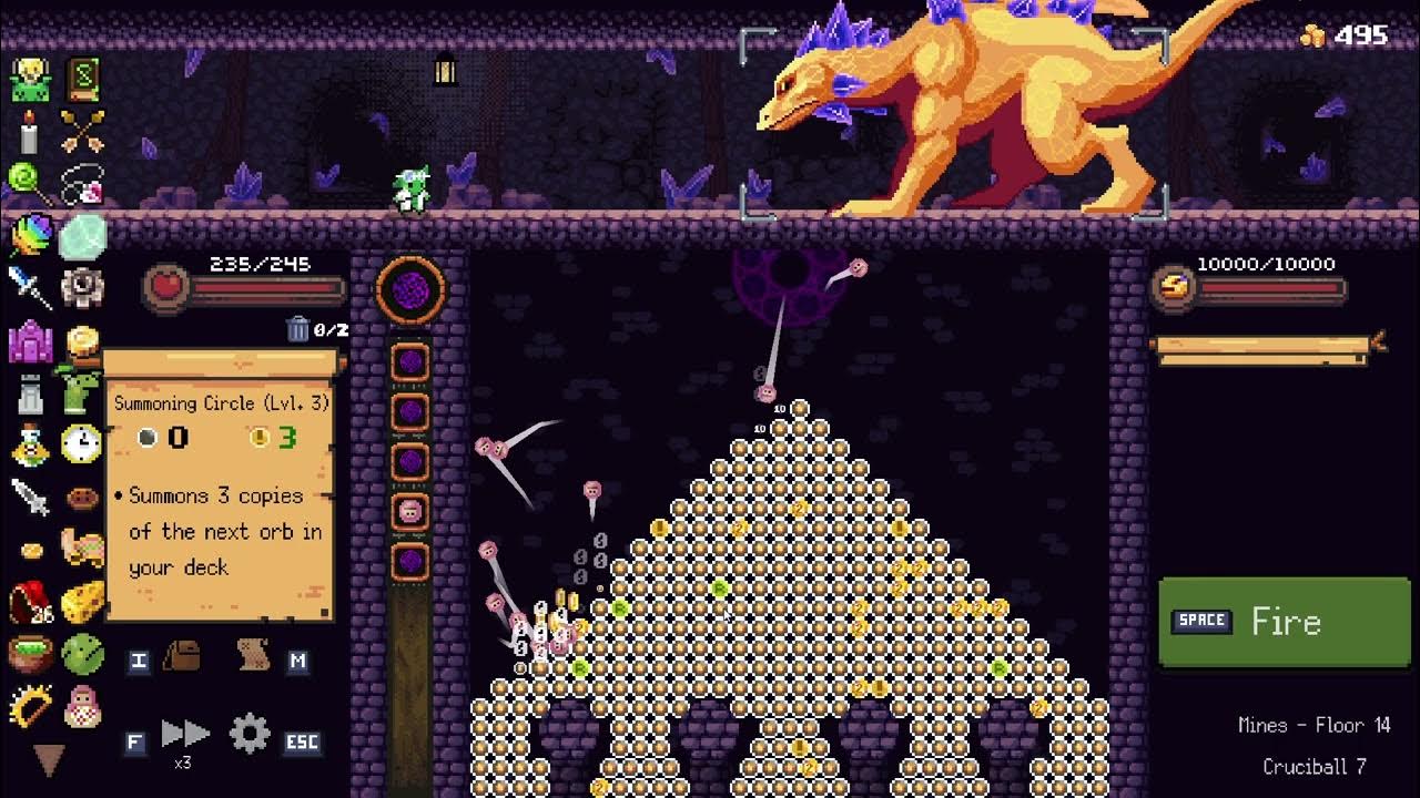 Peglin Strat: Hit all the pegs at once - YouTube