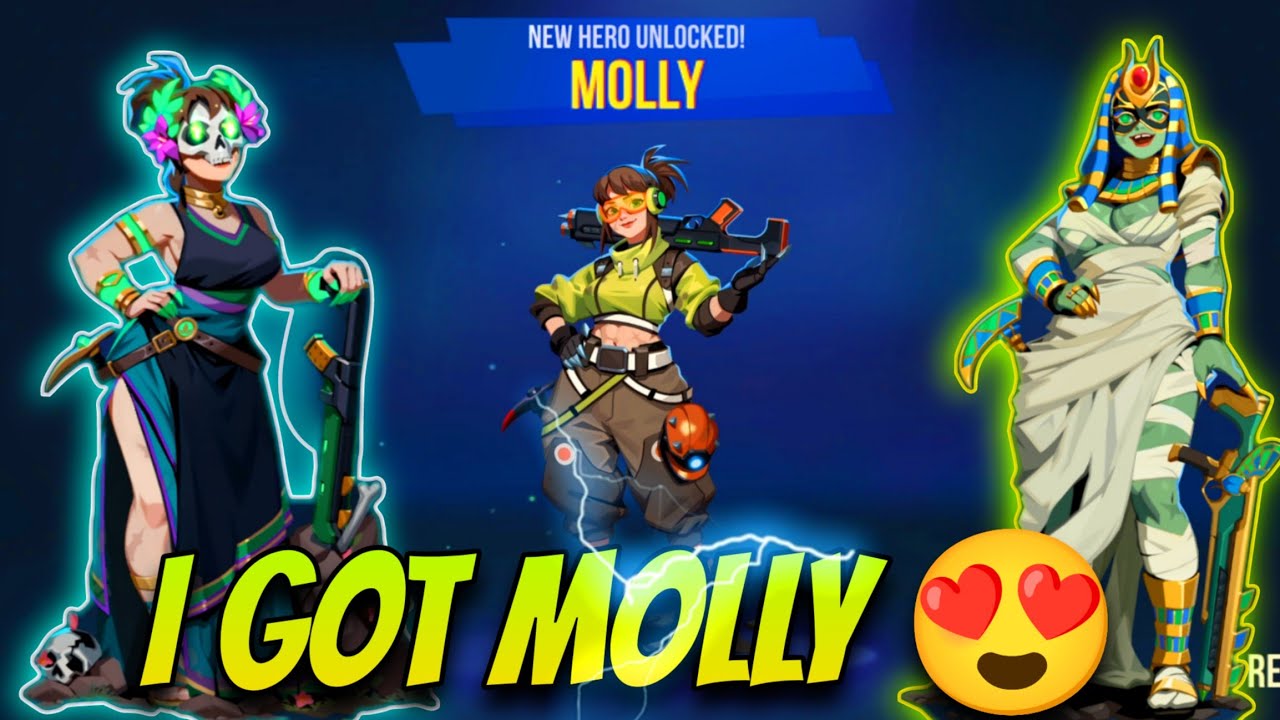 I got Molly Heroes from Premium Star Pass | How To Use Molly Ability ...