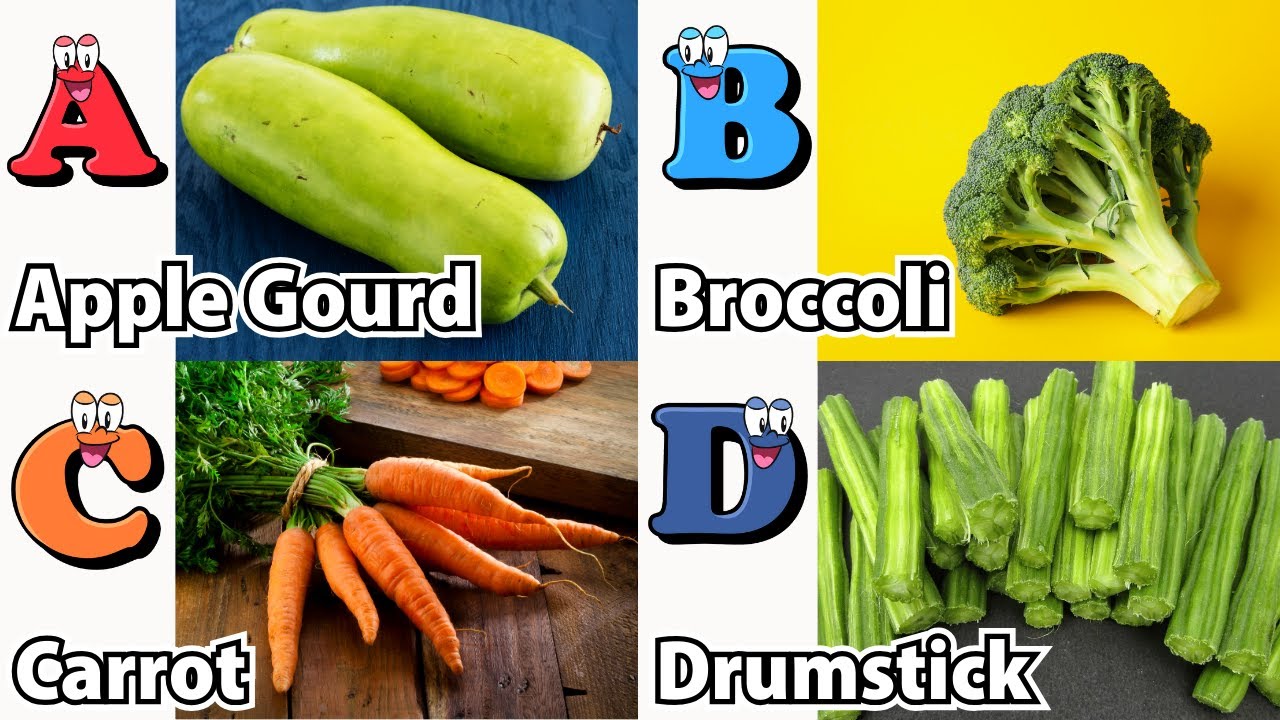 Vegetables ABC Song | Vegetables Alphabet Song | Phonics for Kids ...