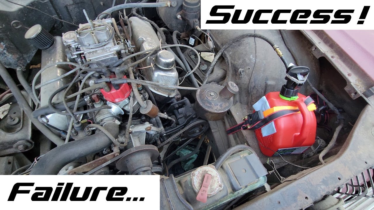 Installing our temporary auxiliary fuel tank - YouTube