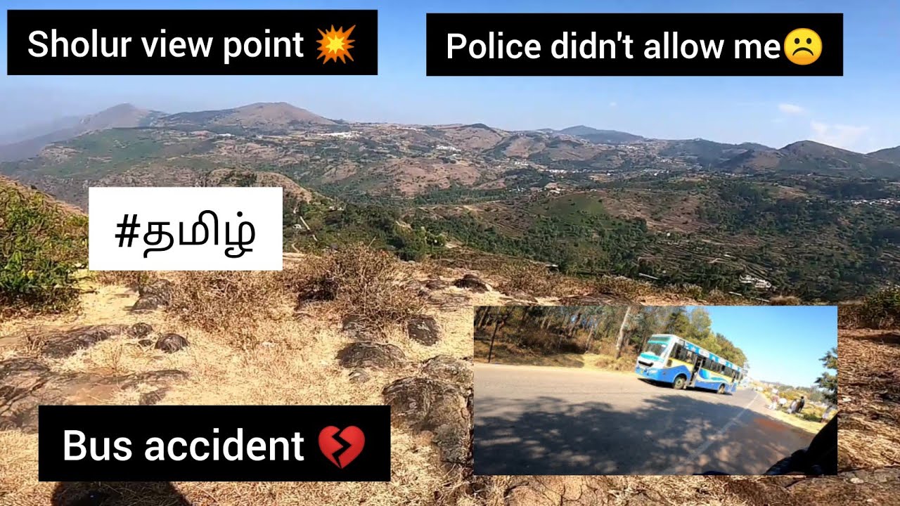 sholur view point 💥| police didn't allow me😟|bus accident 💔|#r15v3 # ...