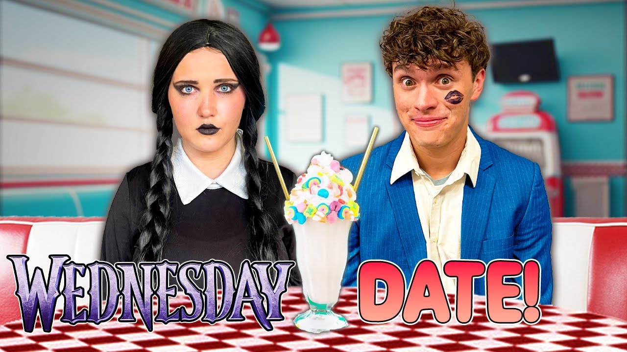 I took Wednesday Addams on a Romantic Date! *Gone Wrong* Ft/ NEN Fam ...