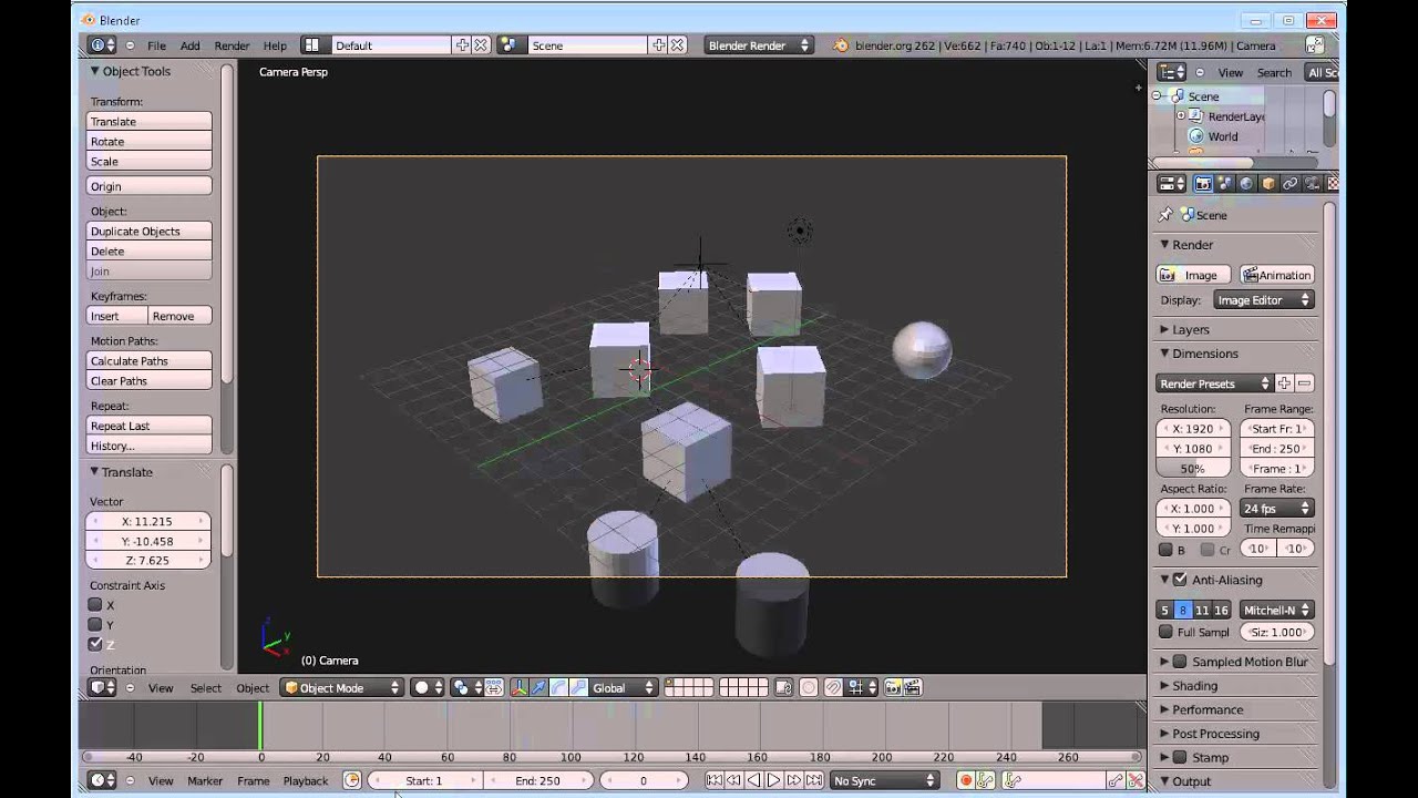 Videotutorial manejo de Empty y Parents en Blender 2.7 y 2.6 - YouTube