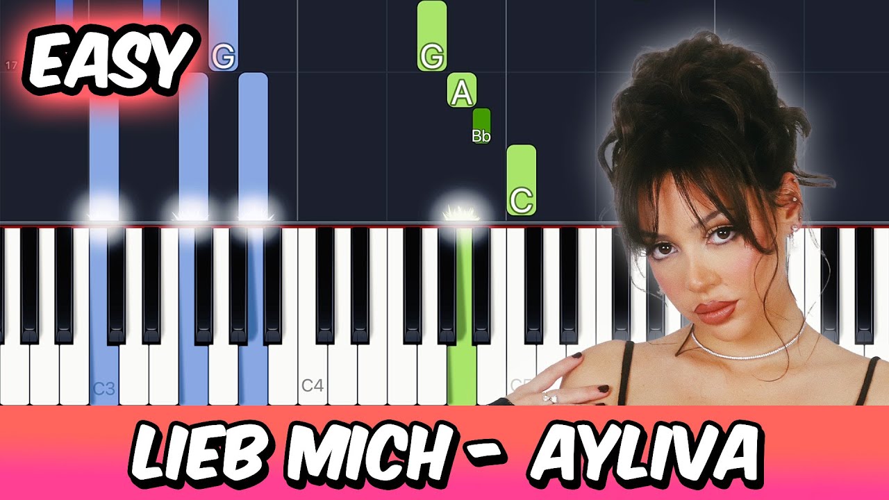 Lieb Mich - Ayliva | EASY Piano Tutorial - YouTube