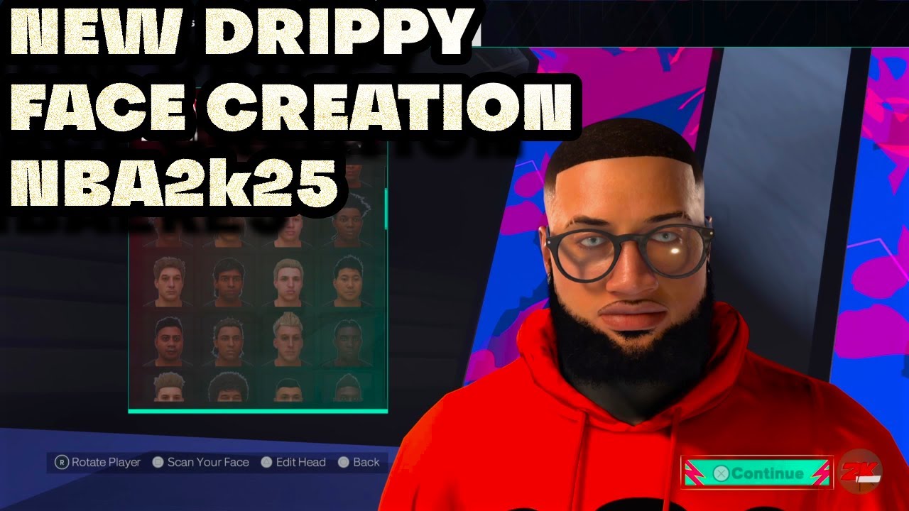 NEW 2k25 DRIPPY FACE CREATION - YouTube