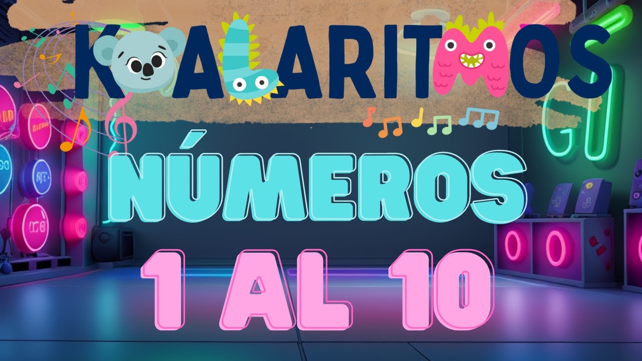 NÚMEROS DEL 1 AL 10 - CANCIONES INFANTILES PARA CANTAR Y BAILAR PARA ...