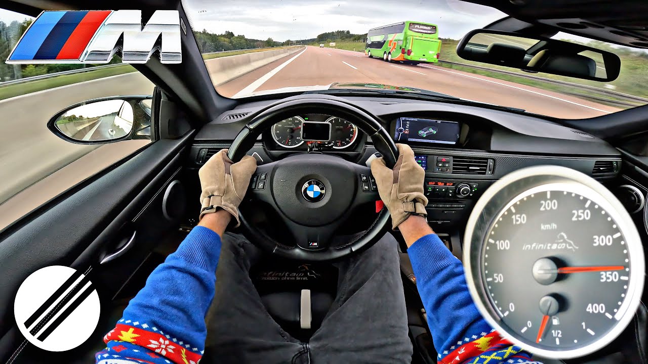 830HP BMW M3 E92 SK3 RR INFINITAS TOP SPEED DRIVE ON GERMAN AUTOBAHN 🏎 ...
