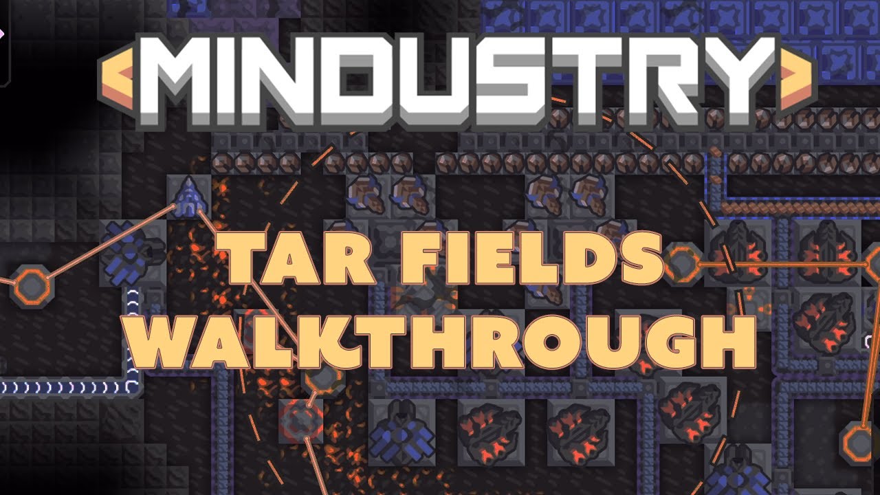 Tar Fields Walkthrough Part1 l Mindustry - YouTube