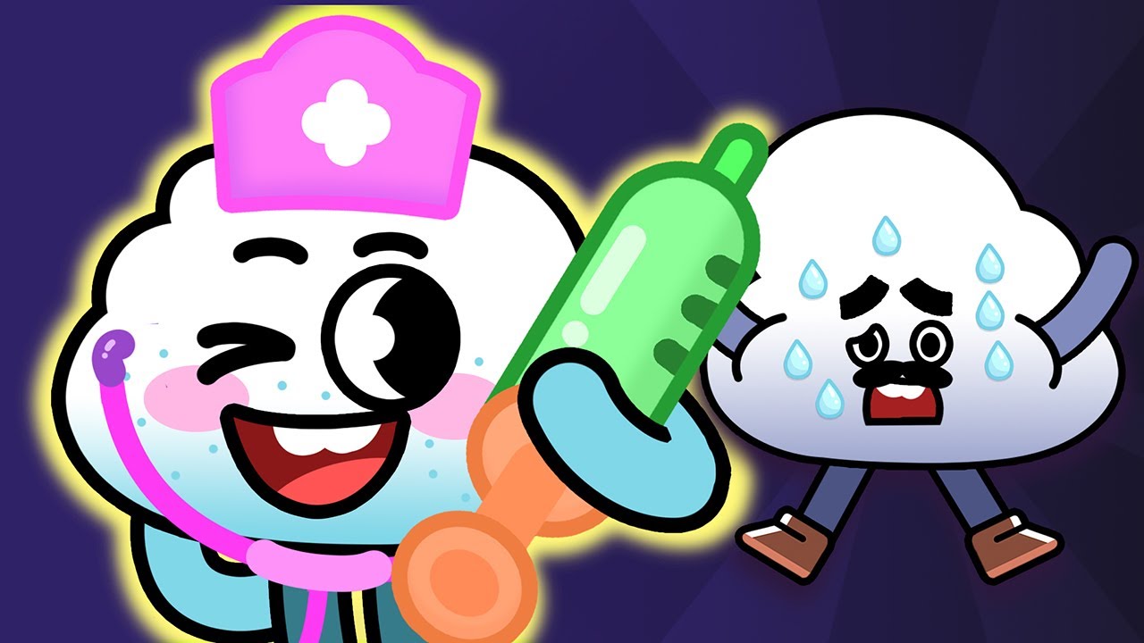 Children's Health: Doctor Puffy Boy Checkup Song | Cloudy Kids Rhymes🩺 ...