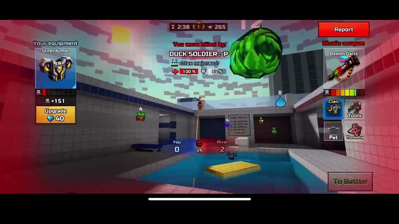 Pixel gun 3-D classic pool tournament again again - YouTube