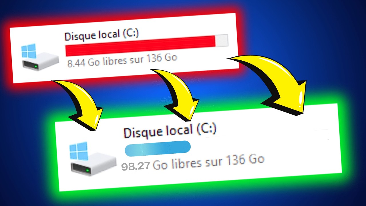 Disque dur qui se remplit sans raison ? LA SOLUTION ! - YouTube