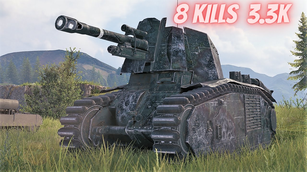105 leFH18B2 8 Kills 3.3K Damage Arty World of Tanks Replays 4K The ...