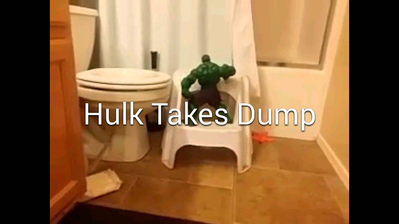 Hulk takes dump - YouTube