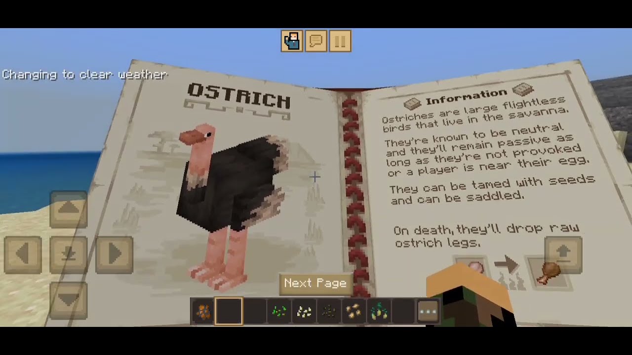 (OSTRICH) More Animals how to tame minecraft animals #33 - YouTube