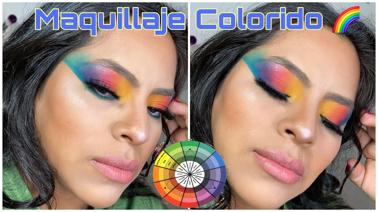 🌈Maquillaje Colorido Tutorial Paso a Paso Principalmente Como YO ...