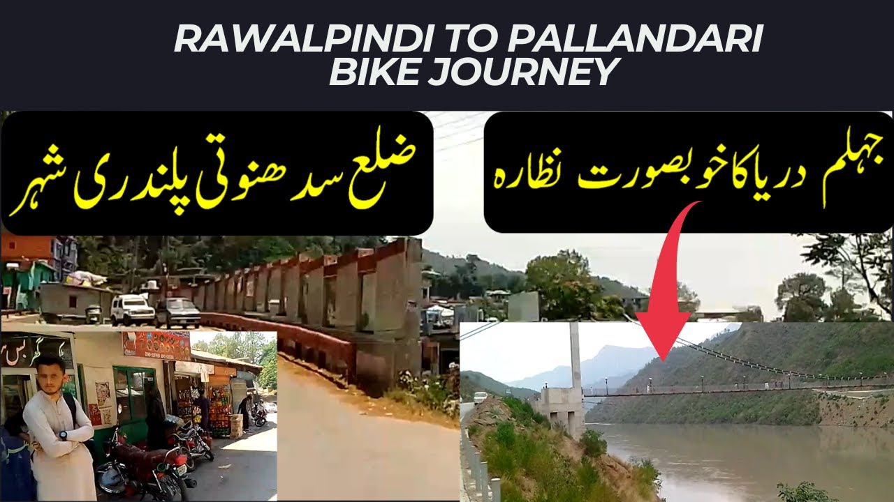 rawalpindi to pallandri vlog on bike | Exploring the Beauty of Azad ...