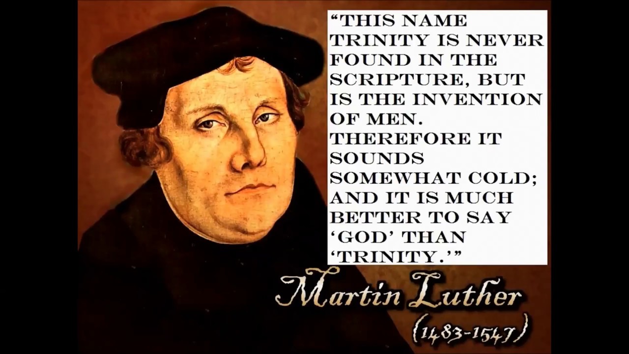 Luther, Calvin EXPOSED the Doctrine of the Trinity! - YouTube