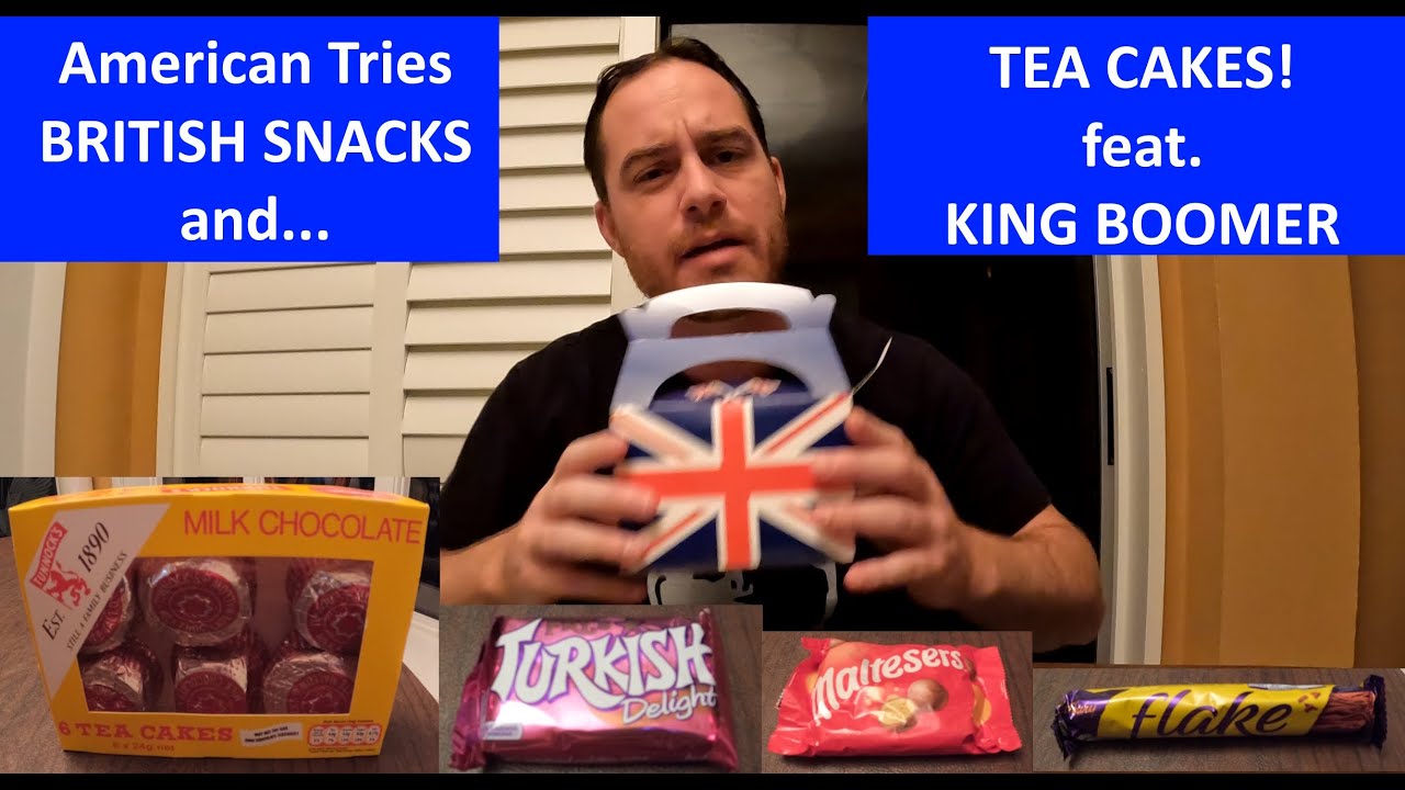 Americans Try British Snacks and Tea Cakes For The First Time! - YouTube