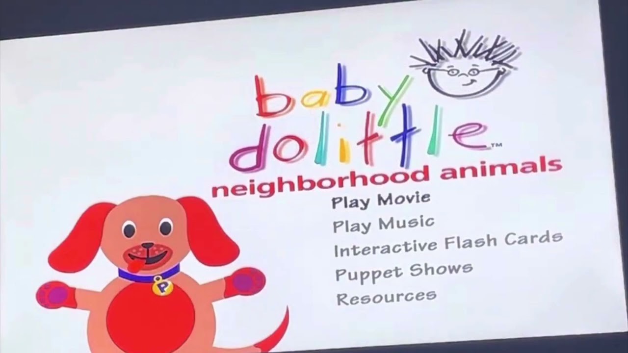 Baby Dolittle Dvd Menu
