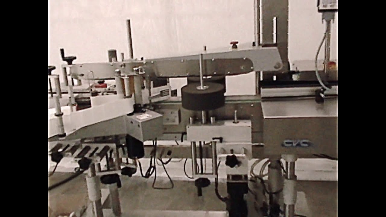 CVC 400 Front and Back Labeler 雙面貼標機 - Back Labeler 07-2012 - YouTube