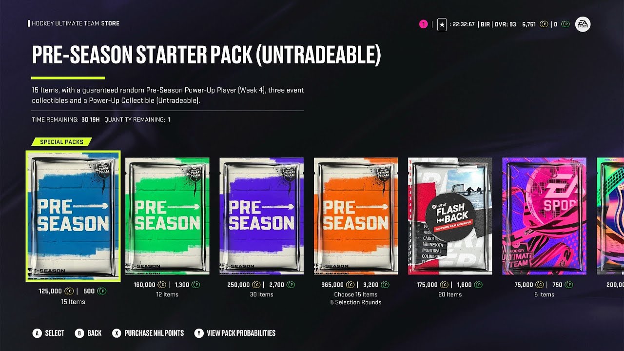 opening up 6 prime packs on nhl 24 hut - YouTube