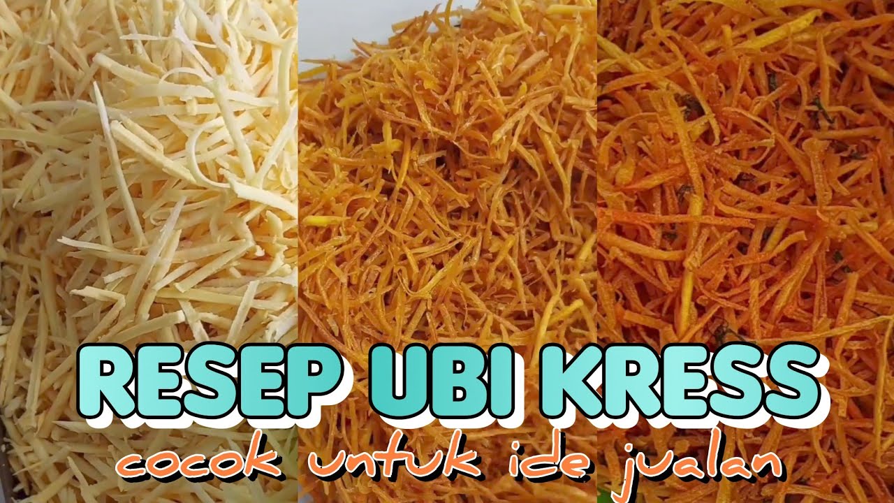 Cara membuat Jajanan Crispy Ubi Jalar Ketela Rambat - YouTube