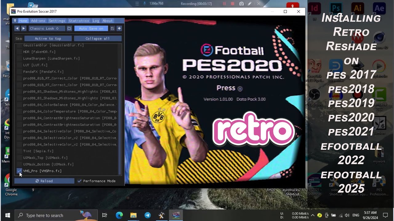 Install Retro ReShade for PES 2017–2021 & FIFA Games (VHS / 90s ...