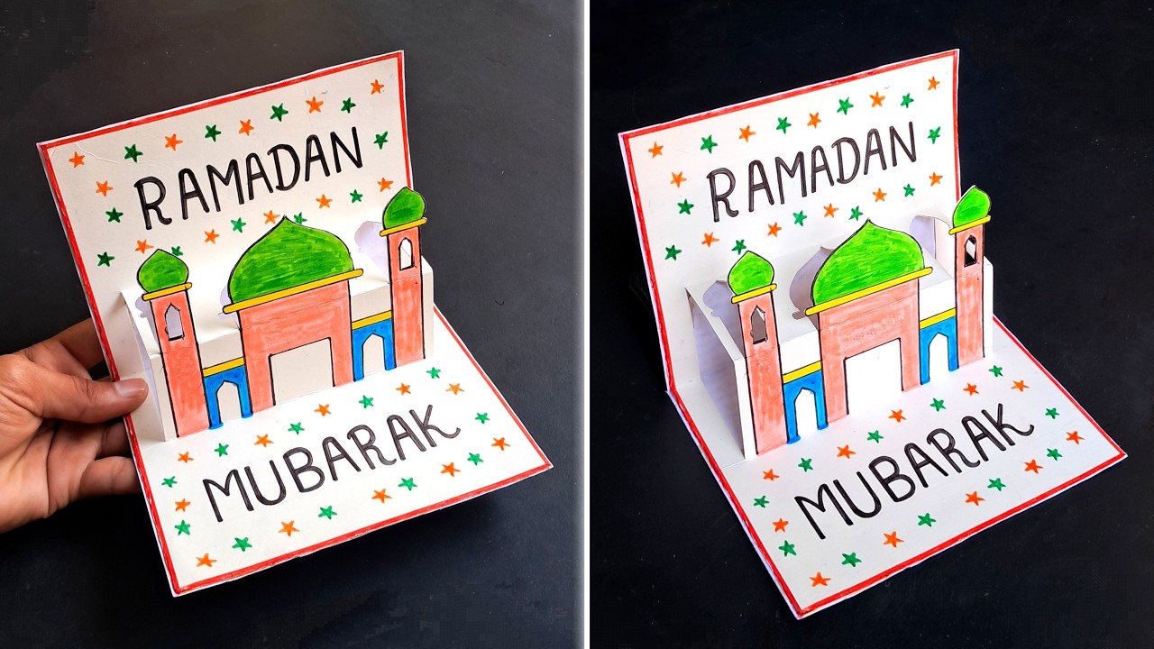 Ramadan Mubarak Card | Ramadan Pop Up Card | Eid Mubarak Card | Ramadan ...