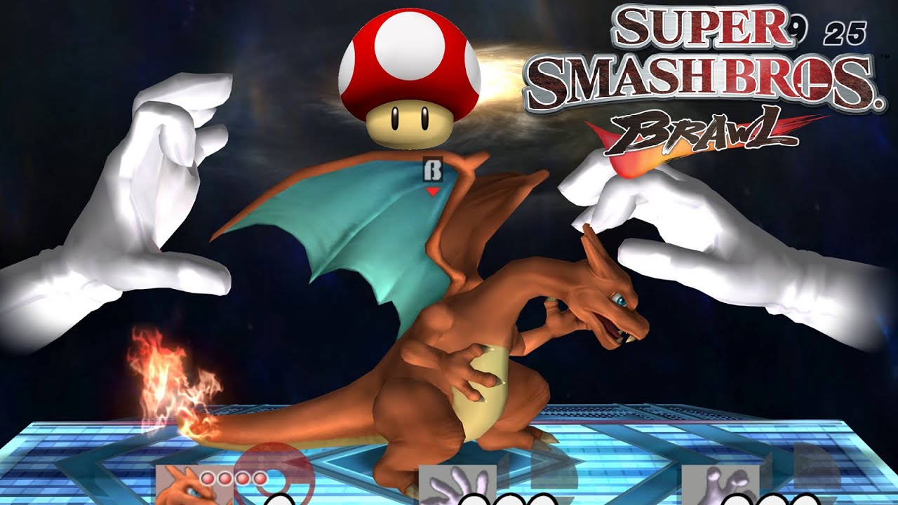 Super Smash Bros. Brawl: Classic Mode with Giant Charizard - YouTube