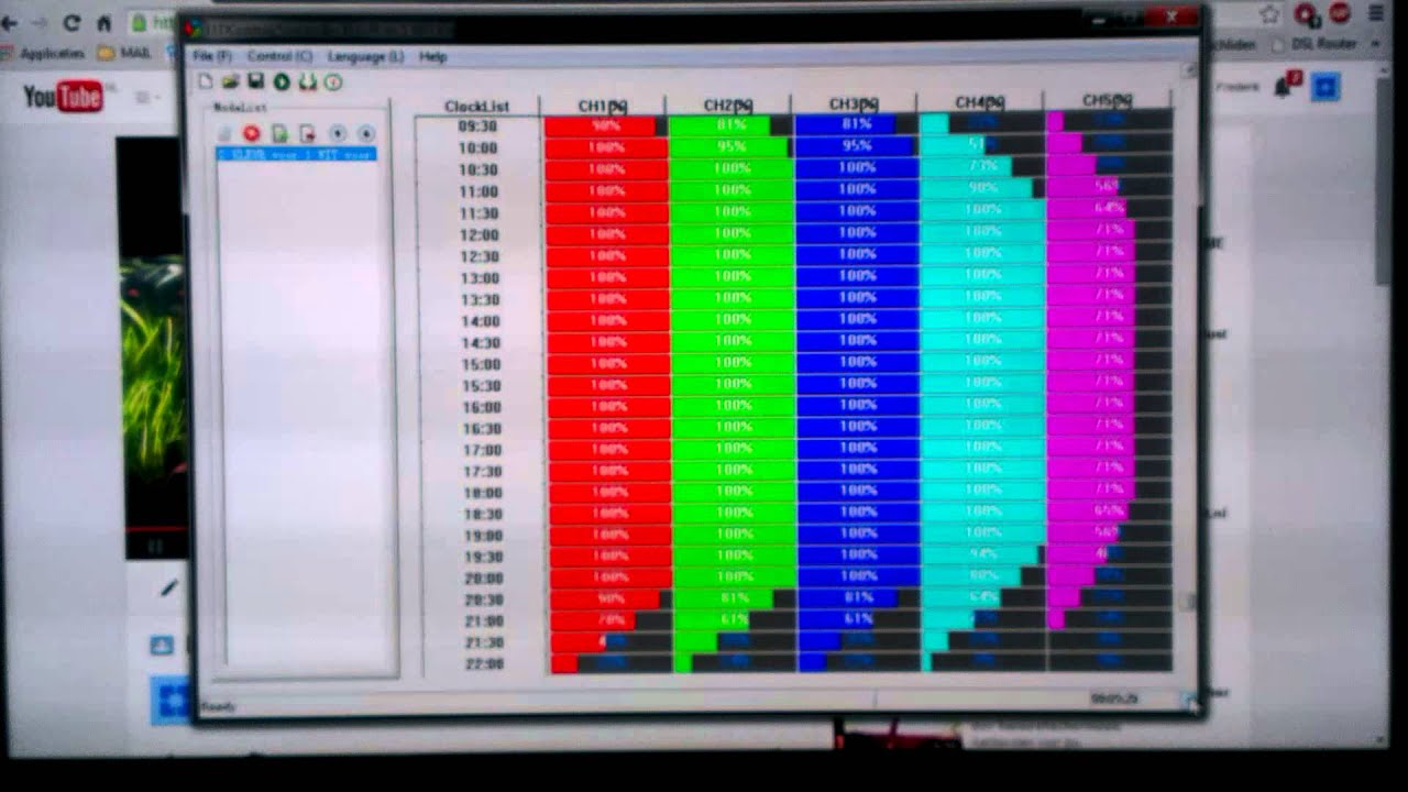 LED settings - YouTube