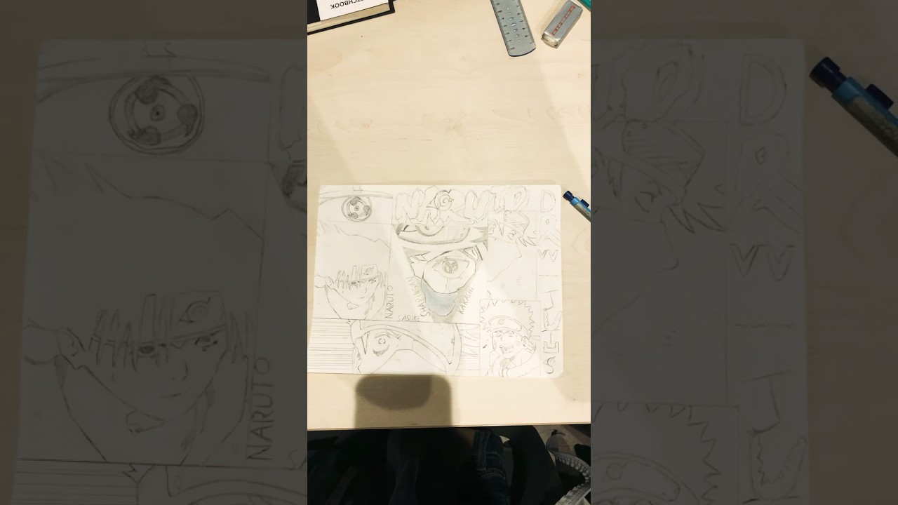 Naruto,Sasuke,Kakashi,Sharingan sans couleur ,part 1 - YouTube