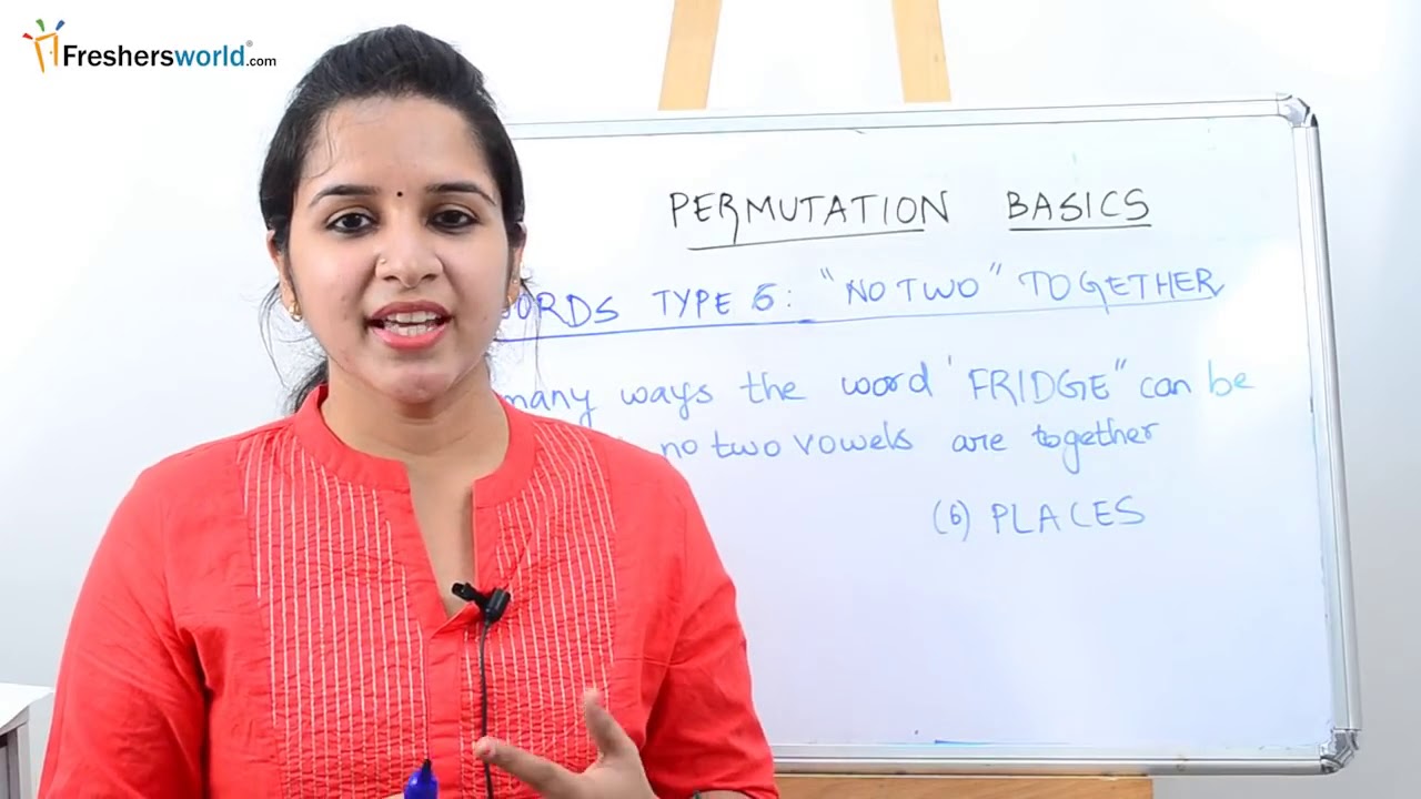 Aptitude Made Easy Permutations Part 5 Words Letters in Odd and Even places Math tricks 720p ...