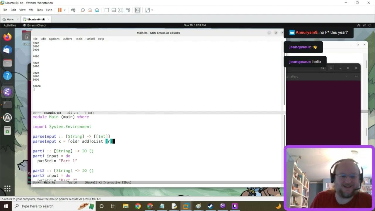 Advent of Code 2022 in Liquid Haskell, Day 1 - YouTube