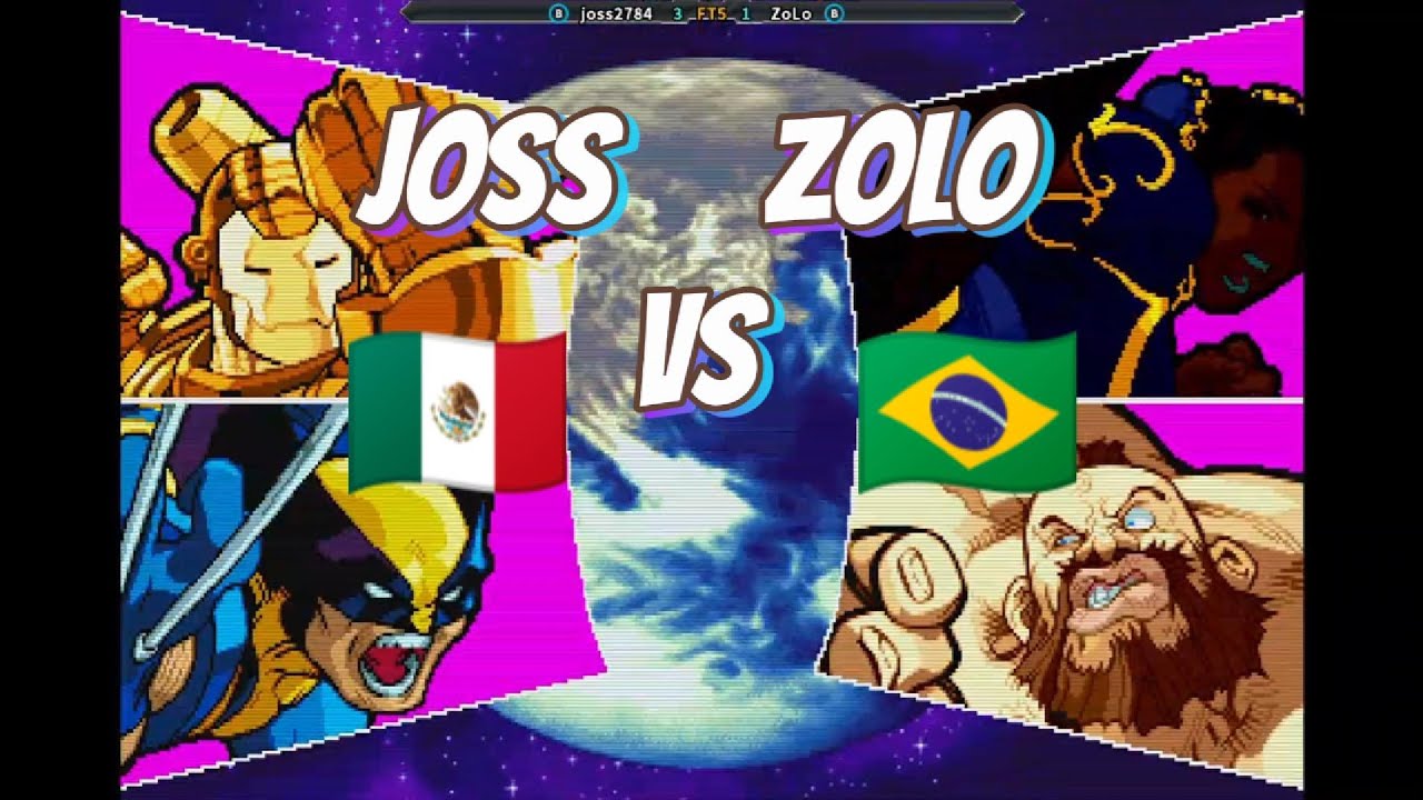 MvC1 (Fightcade) Joss vs Zolo FT5 19/11/2025 - YouTube