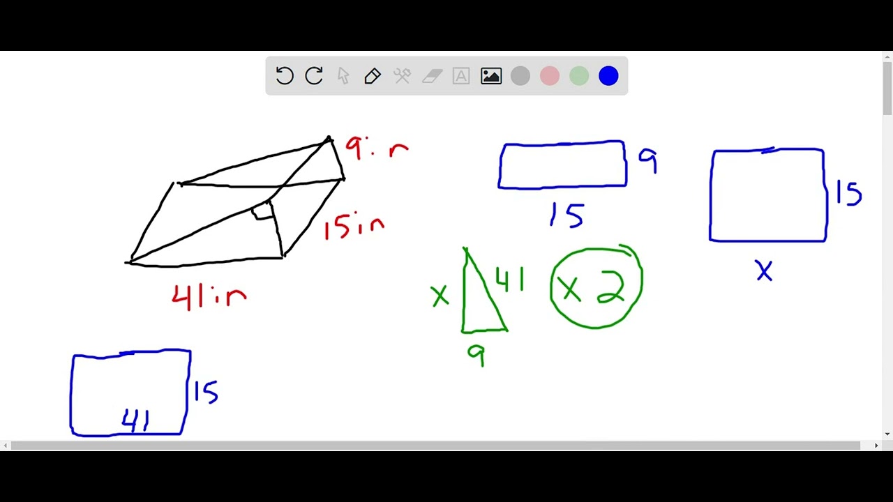 The right prism has right triangular squared bases. The height of the ...