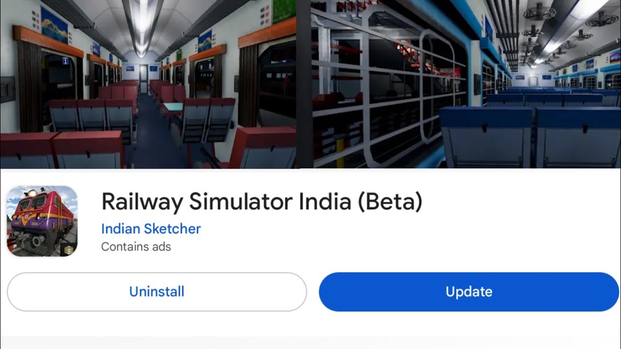 🚆 Railway Simulator India NEW UPDATE! Realistic Train Routes & Stations ...