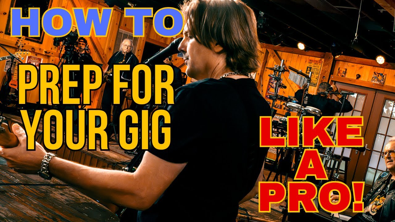 Prep for your Gig - Tips and Secrets From a Pro! - YouTube