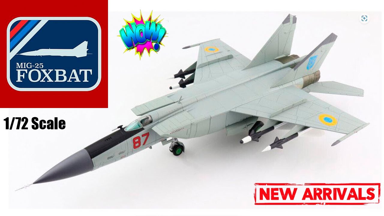 diecast 1:72 Mig-25 FOXBAT Hooby Master - YouTube