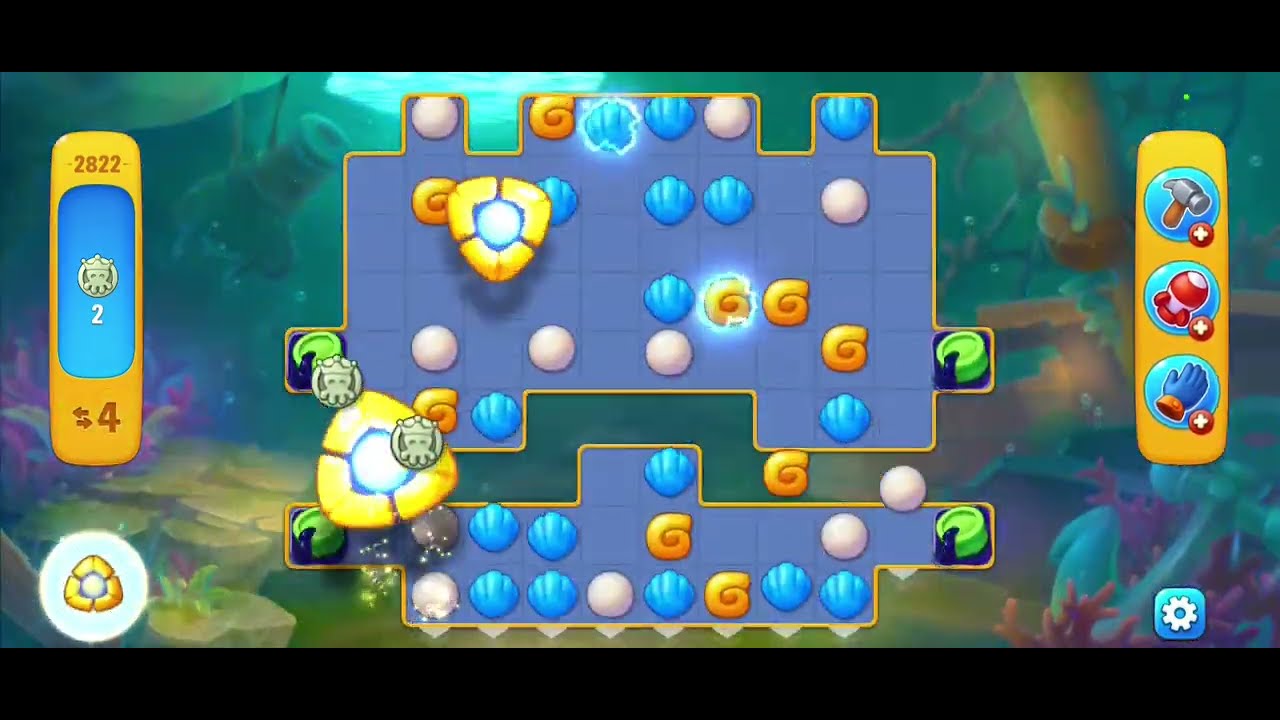 Fishdom gameplay level 2822 - YouTube