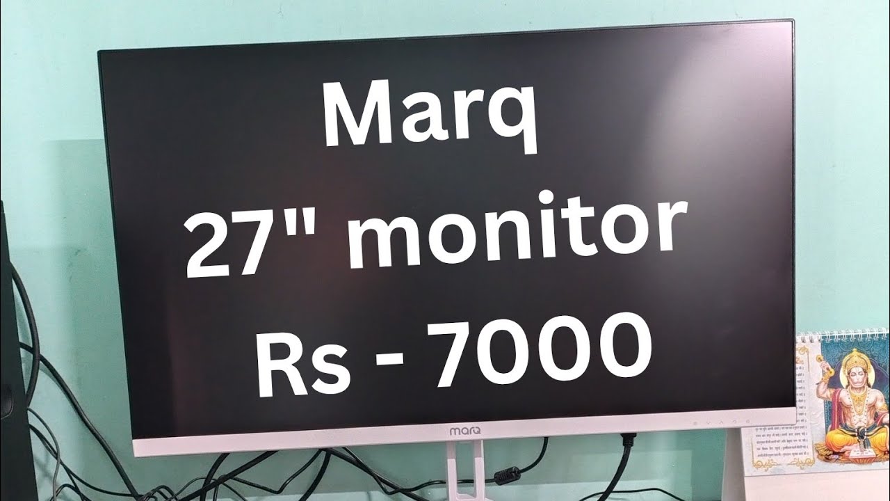 Marq 27" Monitor Unboxing| Flipkart marq Full HD IPS monitor 🔥Best IPS ...
