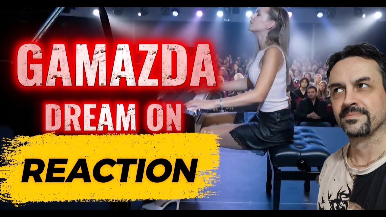 GAMAZDA One of the Greatest Rock Ballads on Piano DREAM ON REACTION ...