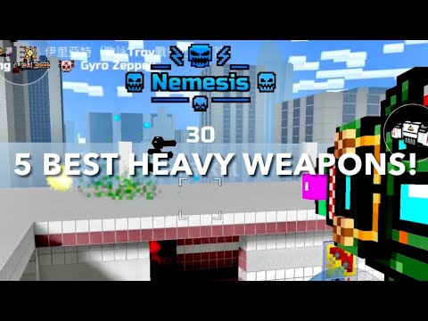 5 BEST HEAVY WEAPONS in Pixel Gun 3d! - YouTube