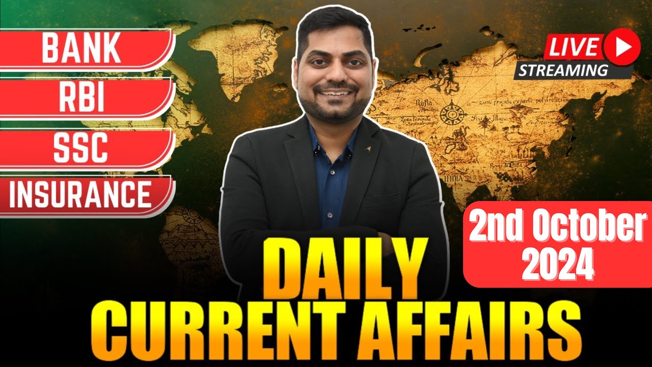 2nd October 2024 Current Affairs Today |Daily Current Affairs |News ...