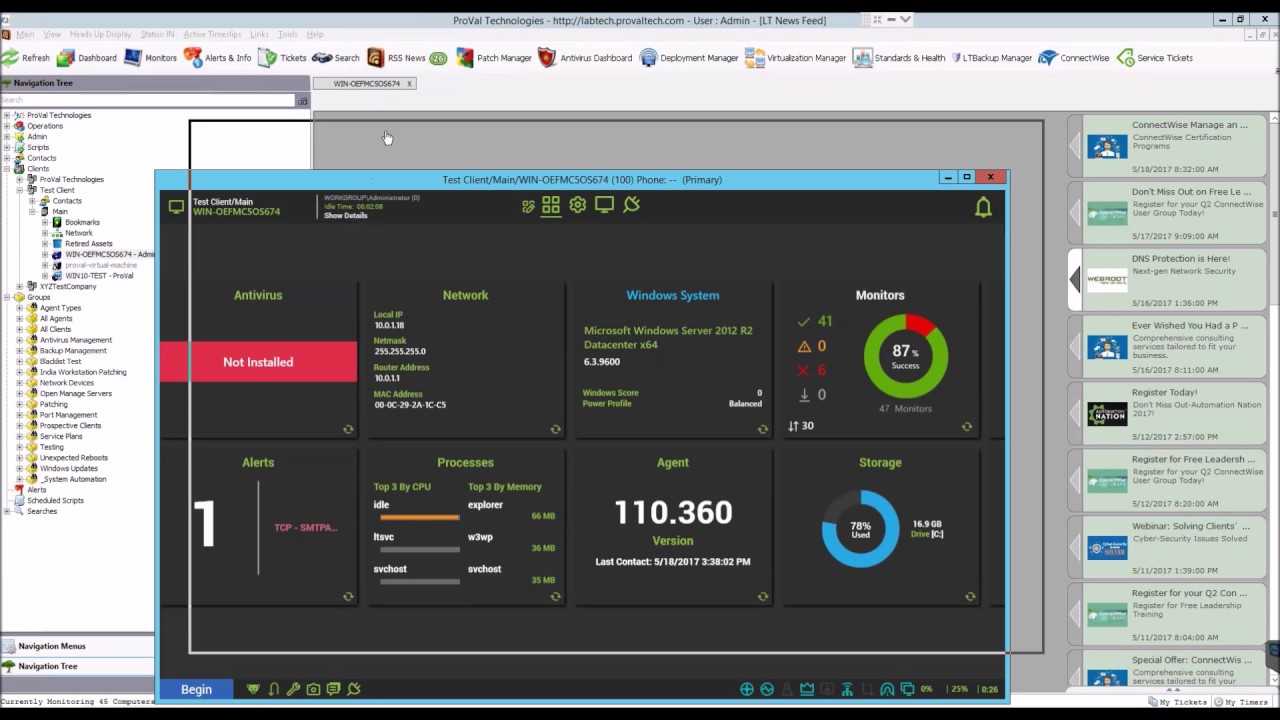Connwise Automate Labtech Quick Tip Using The Old Computer Management Window In Version 11