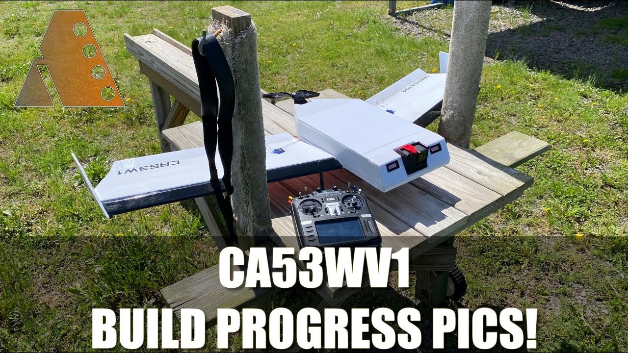 CA53W1 DIY RC FLYING WING BUILD PROGRESS PICS - YouTube