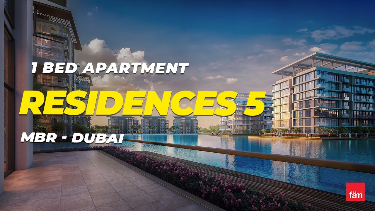 Furnished 1 Bed Apartment in Residences 5, MBR City, Dubai - YouTube